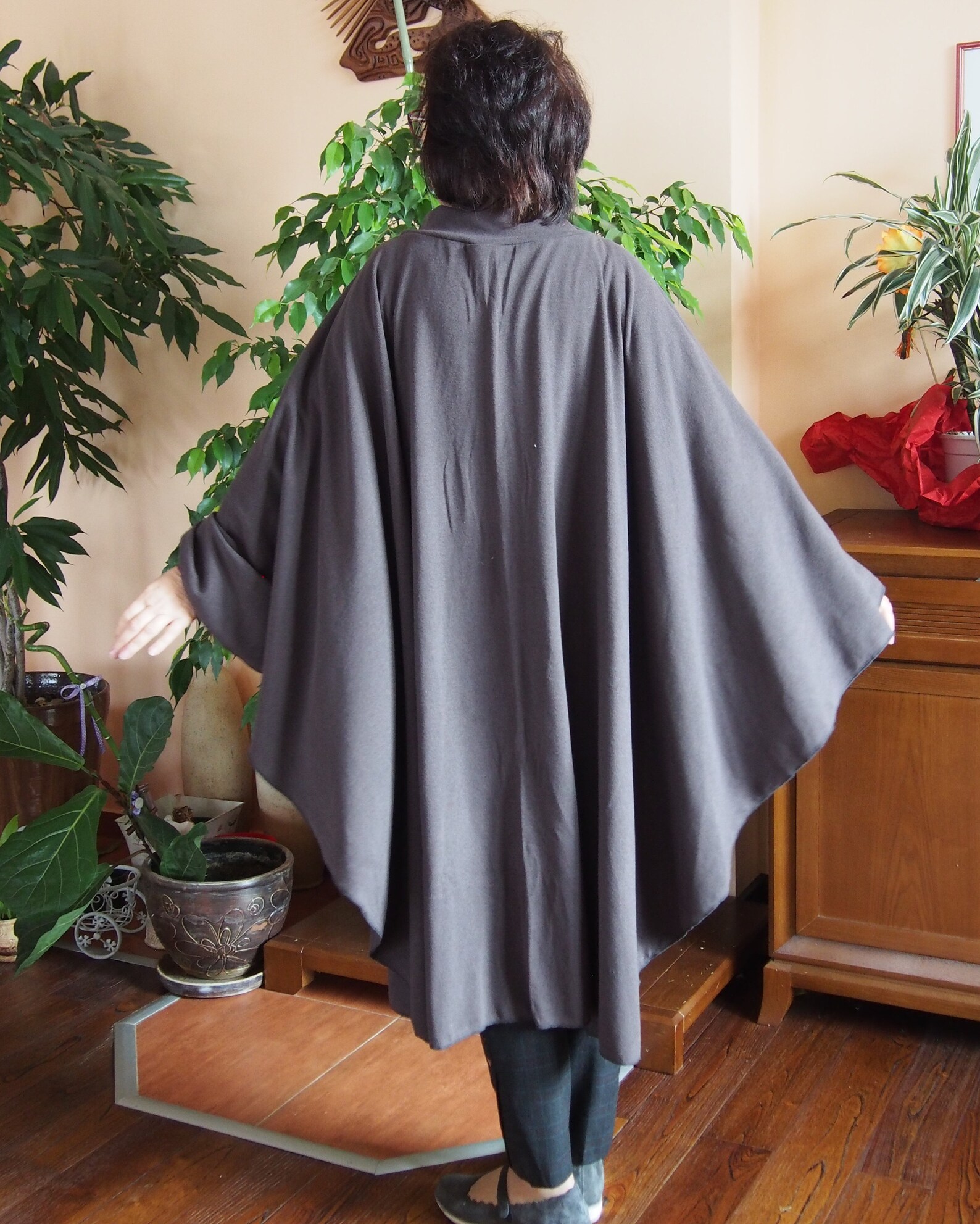 Аsymmetrical Poncho Scarf Extravagant Poncho Women Wrap - Etsy