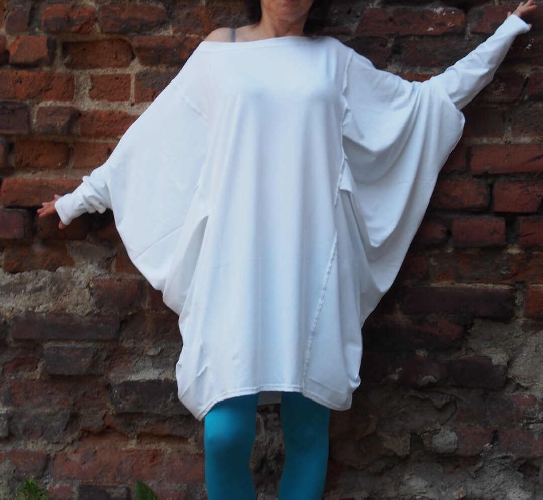 Oversized Tunic Loose Tunic Long Sleeve Tunic & Nara TT020 - Etsy