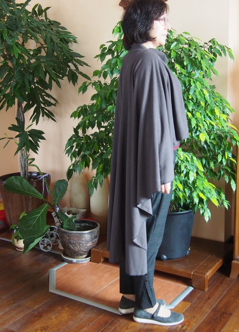 Аsymmetrical Poncho Scarf Extravagant Poncho Women Wrap - Etsy