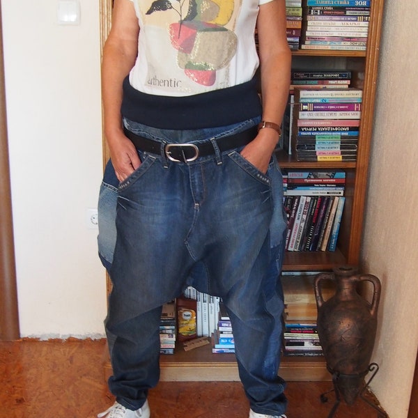 Patchwork Pants - Etsy