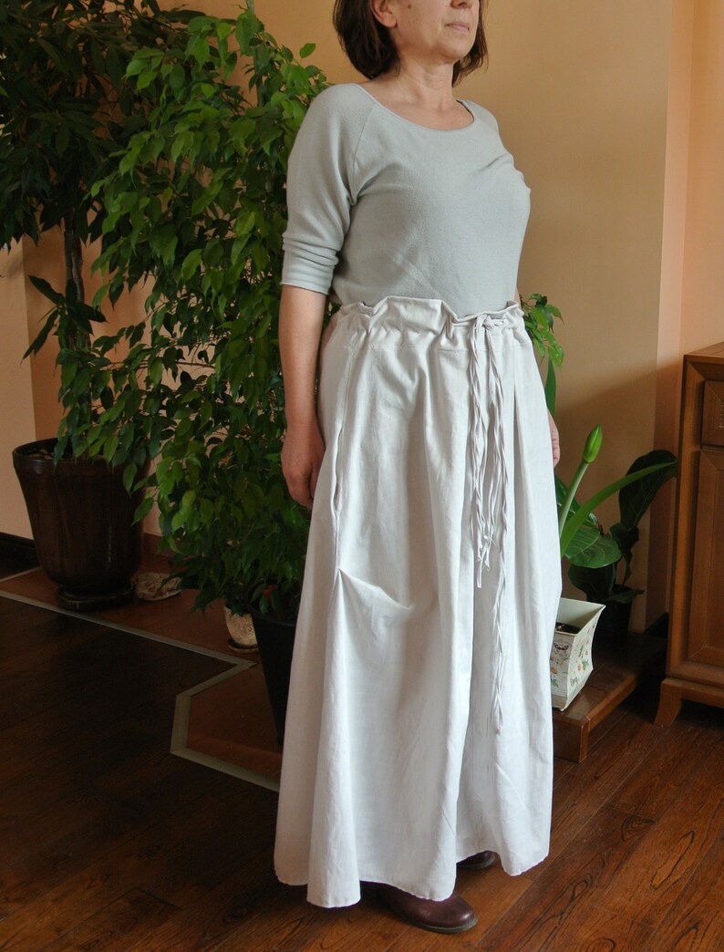 Linen Maxi Skirt, Long Linen Skirt, Summer Linen Skirt, Plus Size Linen ...