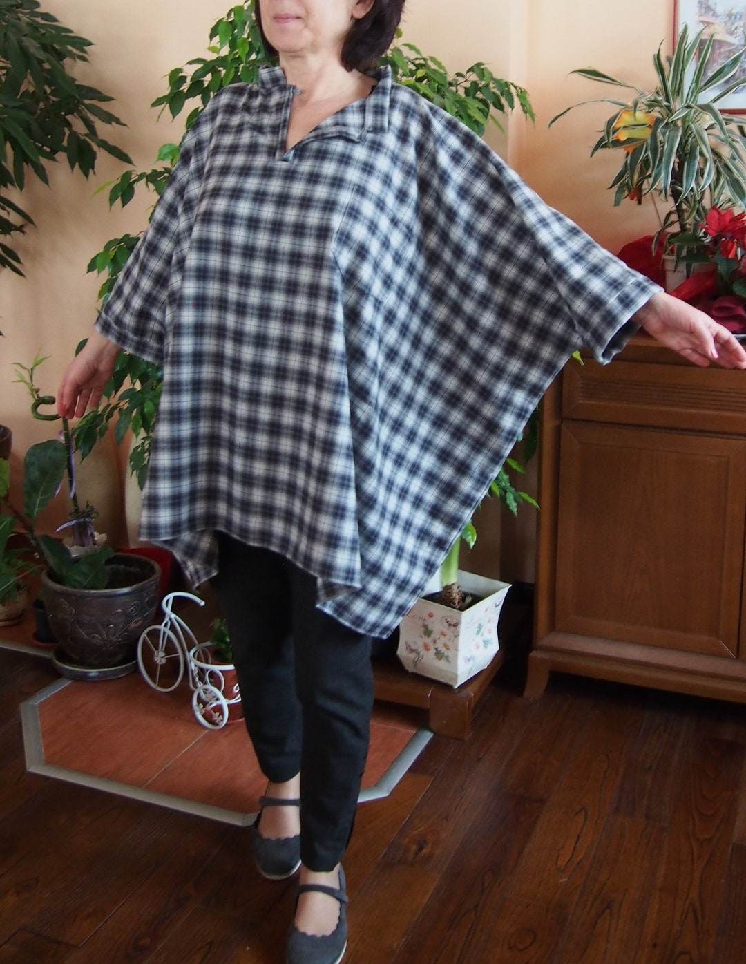 Asymmetrical Tunic, Women Cotton Tunic, Loose Oversized Tunic ...