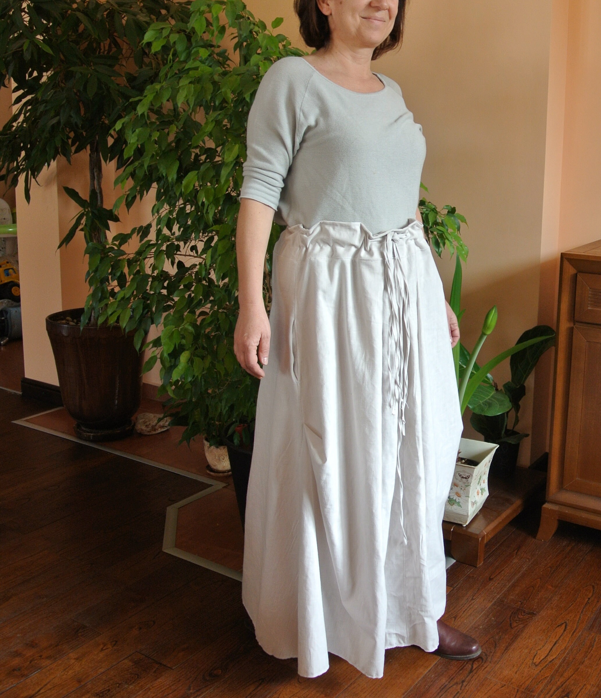 Linen Maxi Skirt Long Linen Skirt Summer Linen Skirt Plus | Etsy