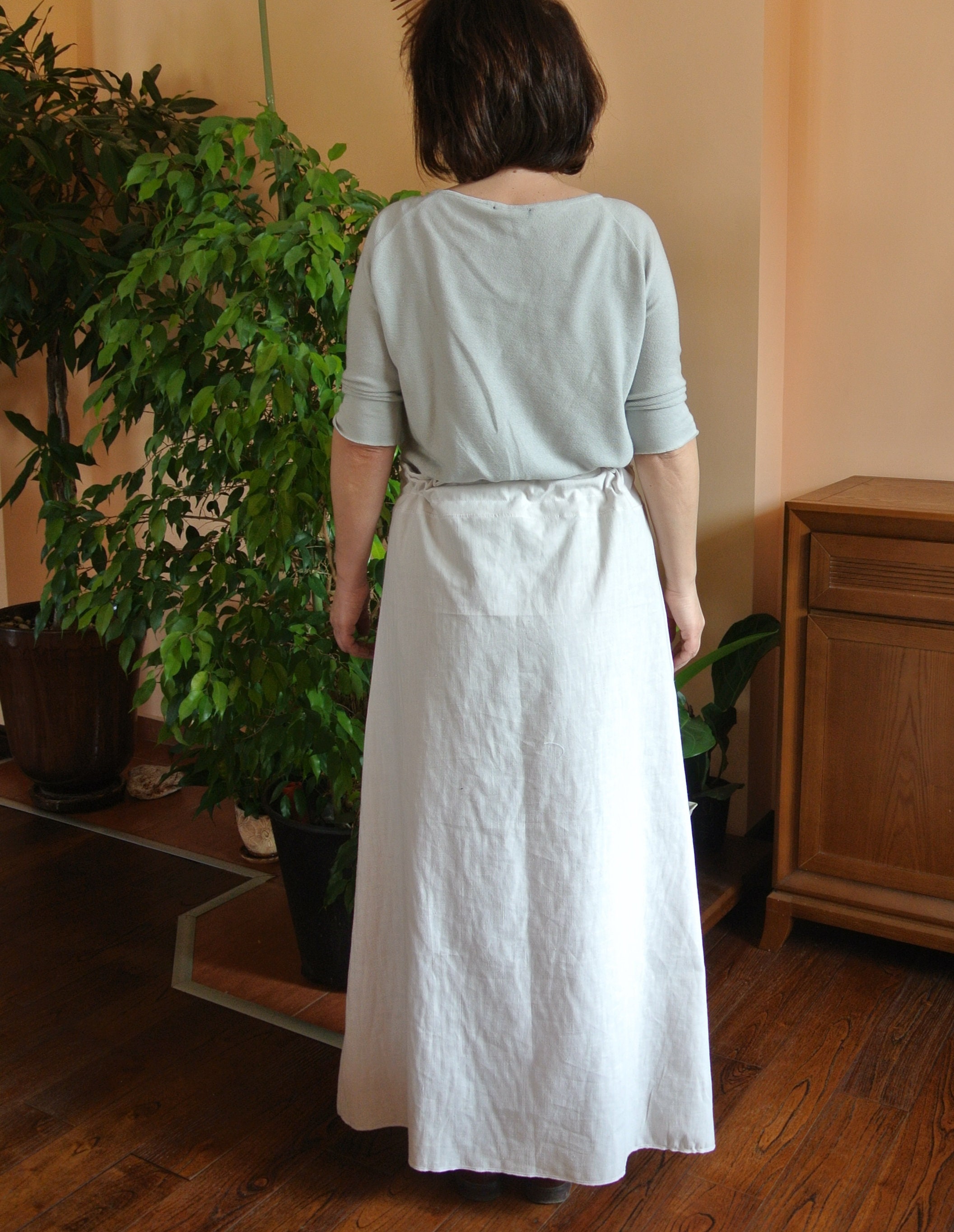 Linen Maxi Skirt Long Linen Skirt Summer Linen Skirt Plus | Etsy