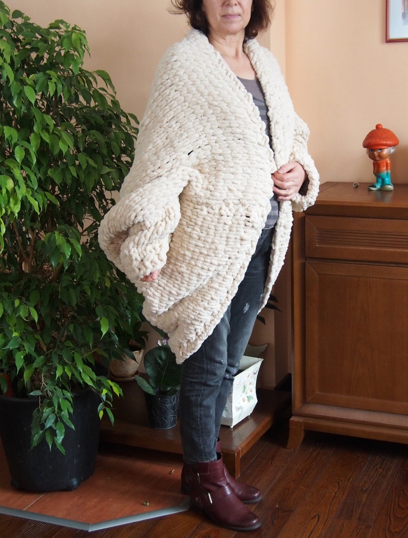 Chunky Knit Cardigan Oversize Cardigan for Women Plus Size - Etsy
