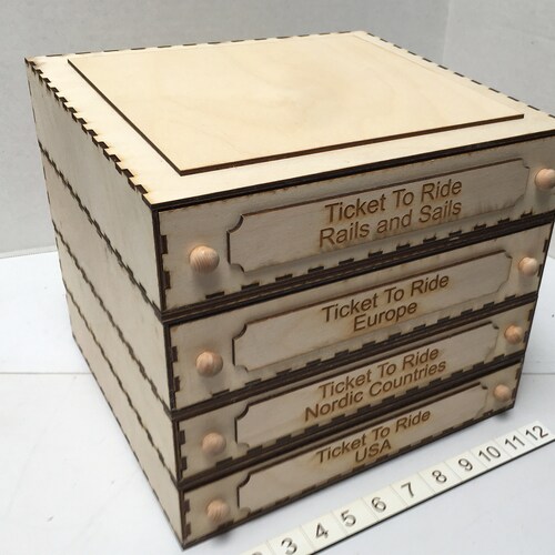Modular Game Storage the Ticket to Ride Series - Etsy