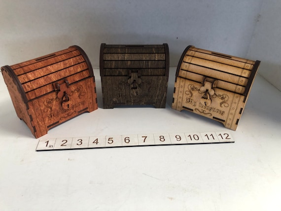 Pirate Treasure Chest / Coin Bank - Etsy