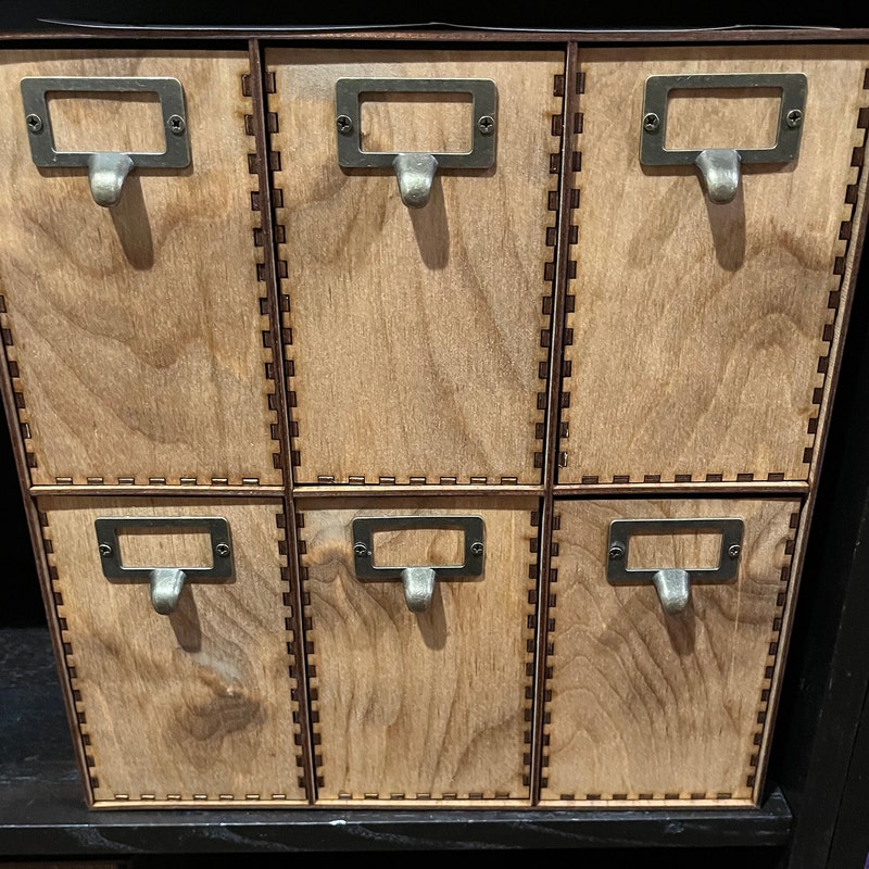 Card Catalog Cabinet - Etsy