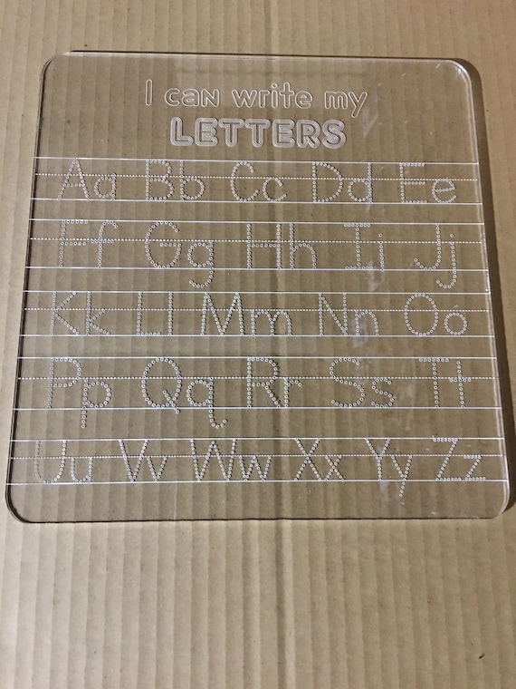 Trace and Learn Boards | Etsy