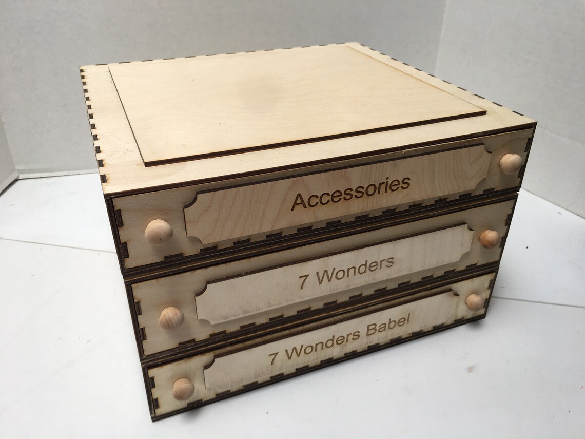 Modular Game Storage the 7 Wonders Series | Etsy