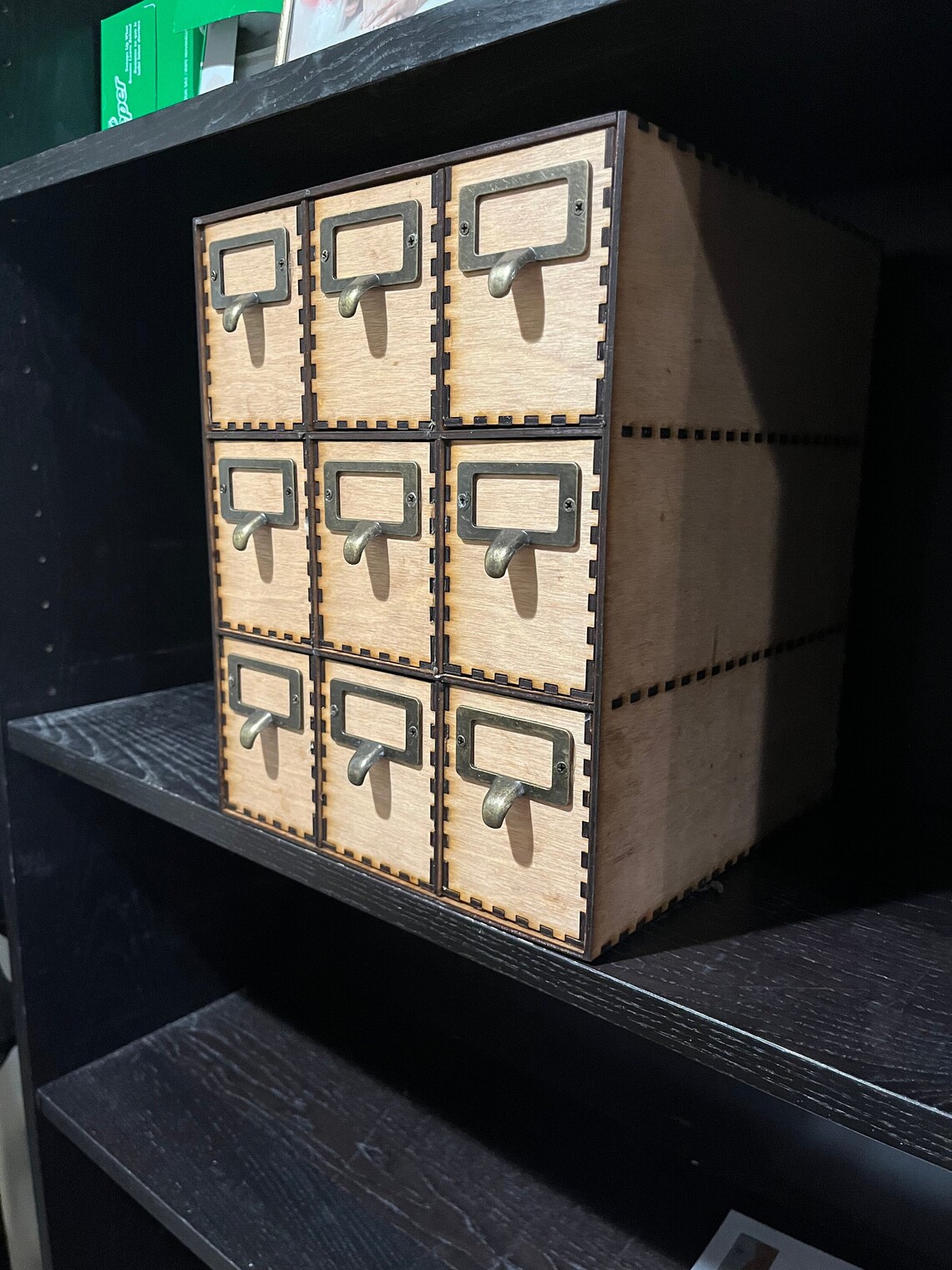 Apothecary Style Cabinet - 9 Drawer for Vertical Game Cards - Etsy