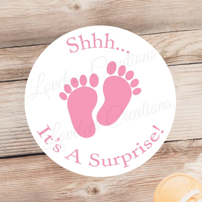 Its a Girl Label Sticker - Etsy