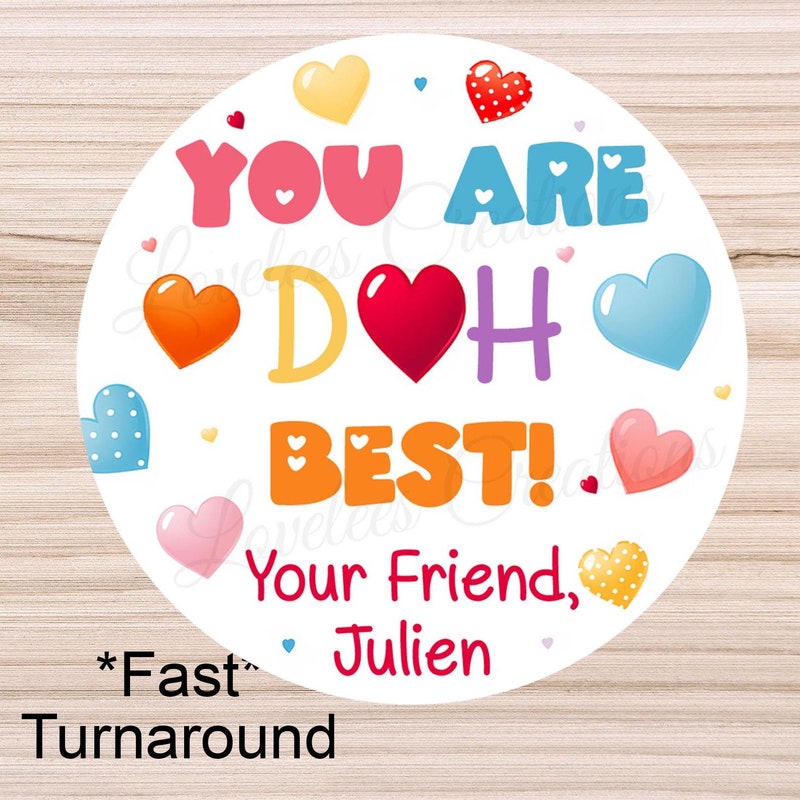 Custom Playdoh Sticker - Etsy