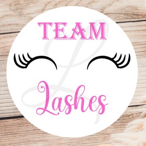 Team Staches and Team Lashes Gender Reveal Baby Stickers, Team Boy and ...