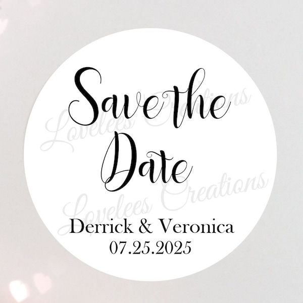 Round Date Stickers - Etsy