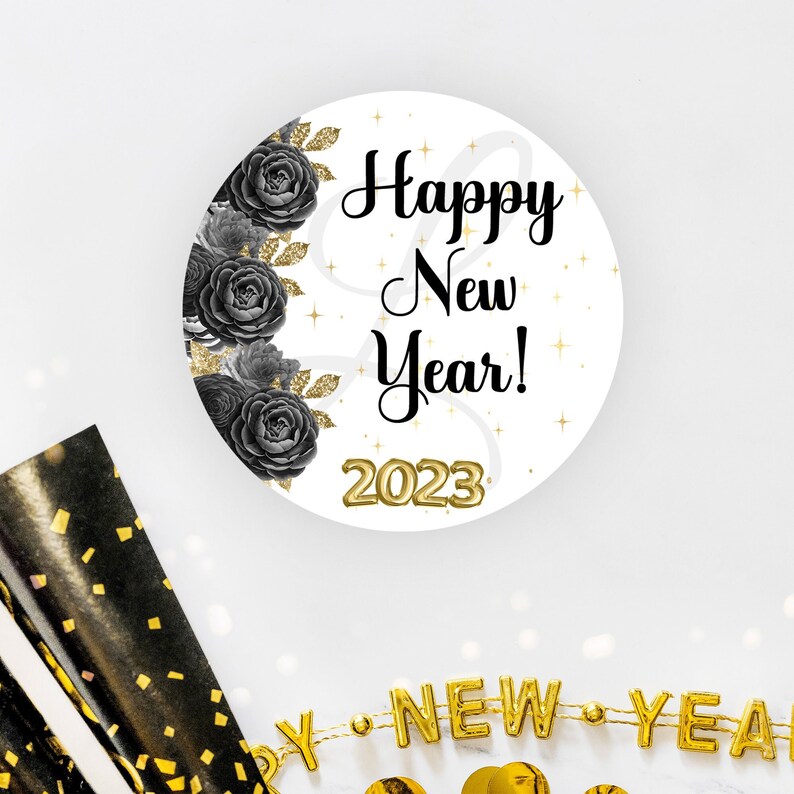 New Years Eve Party Stickers Holiday Stickers New Years - Etsy