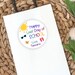 Personalized Kids Last Day of School Sticker, Custom End of School Gift ...