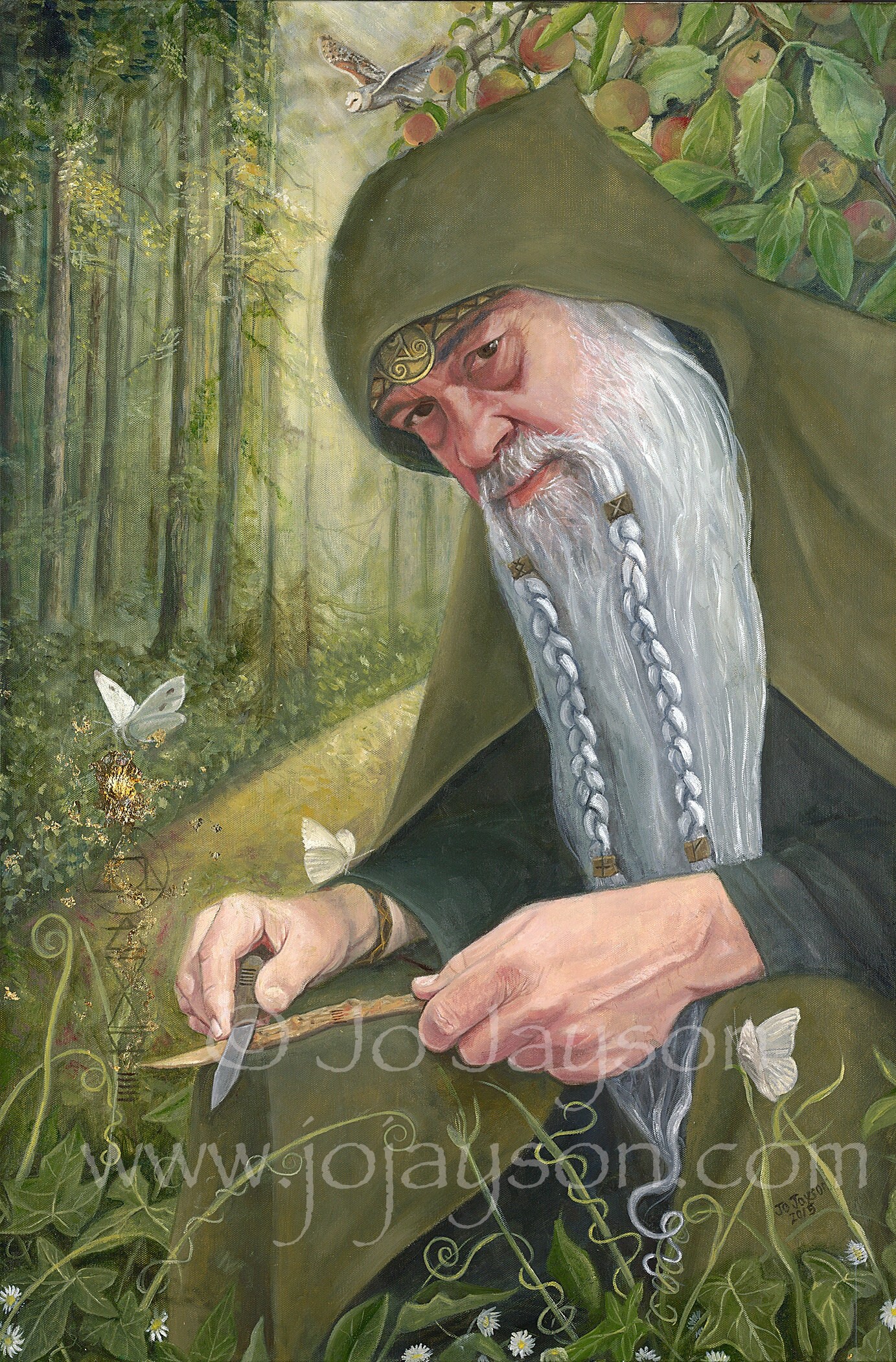 The Merlin Prophet of the Woods 8x12 Signed - Etsy