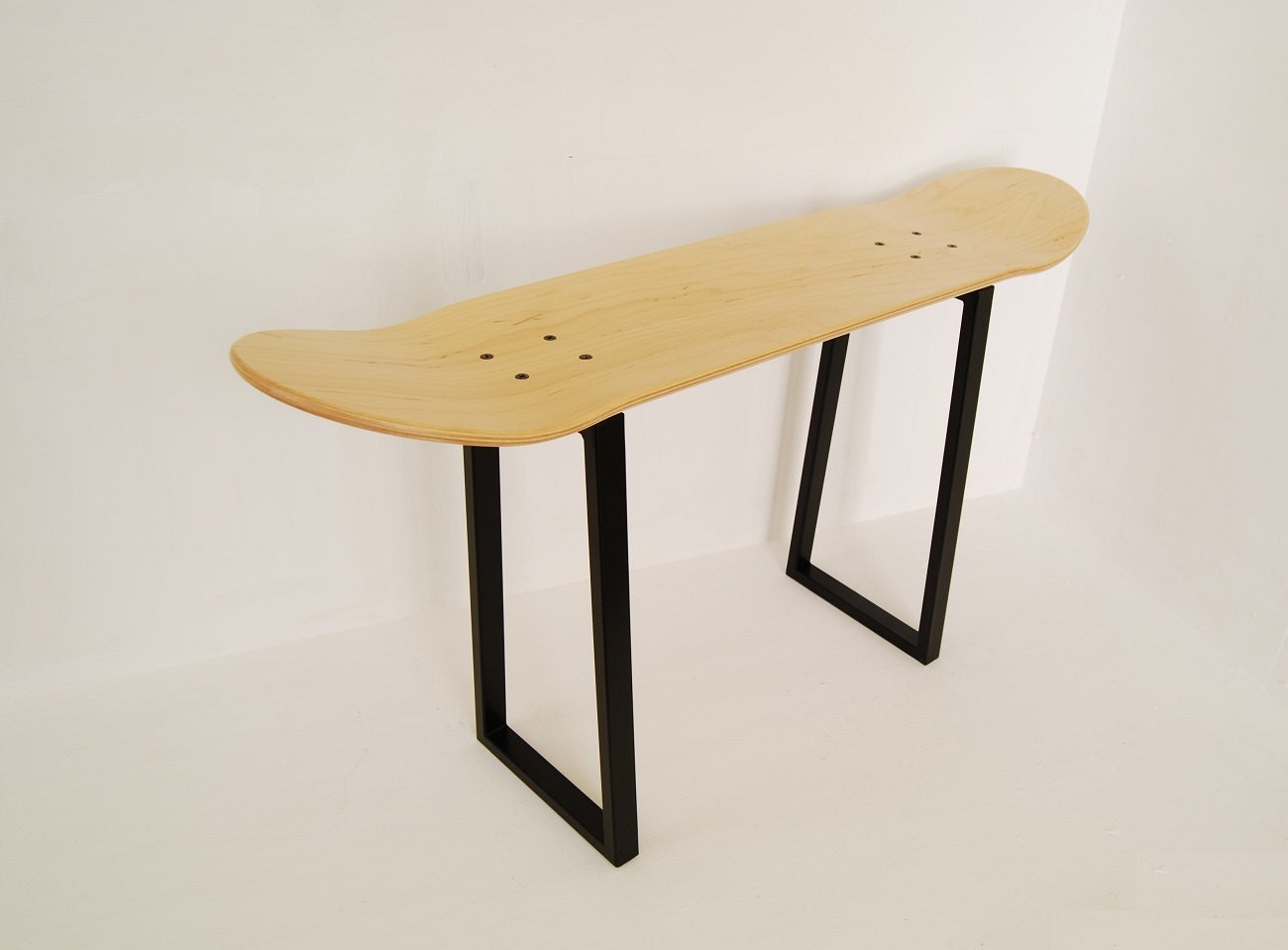 Skateboarder Bench Natural Skateboard Birthday for Son - Etsy