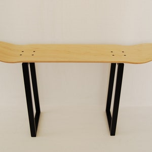 Skateboarder Bench, Natural Skateboard Birthday for Son, Grandson ...