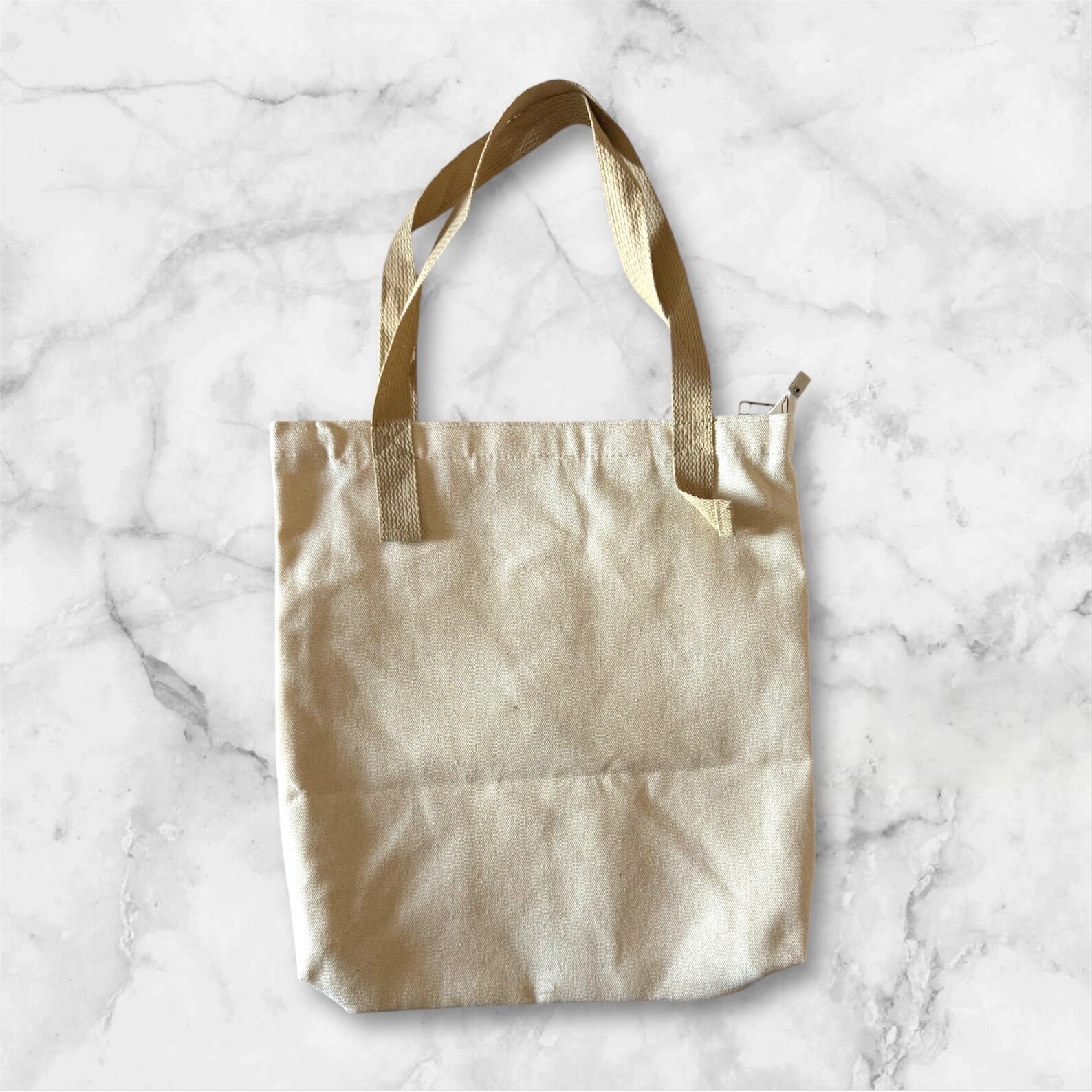 Kuffiya Large Canvas Tote Bag With Zipper - Etsy