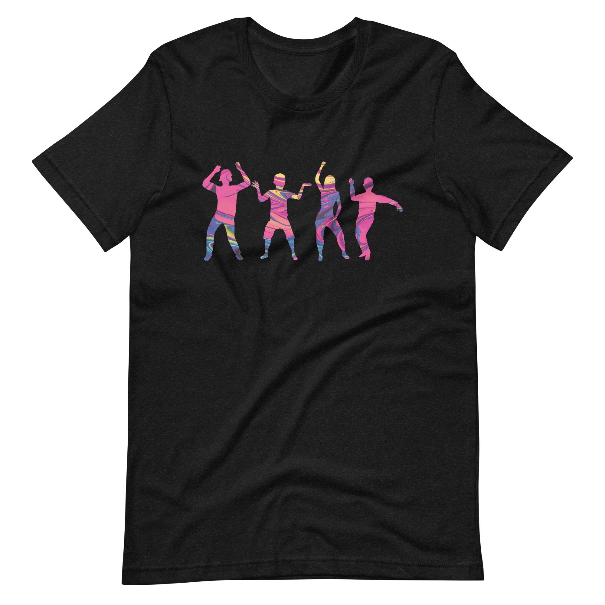 Dancing Shirt, Psychedelic Shirt, Dancing Pattern Shirt, Happy Dancing ...
