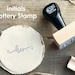Personalized Pottery Stamp With Name and Handmade By, Potter's ...