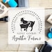 Goat Stamp, Custom Goat Labels Stamp, Farm Fresh Rubber Stamp, Farm ...