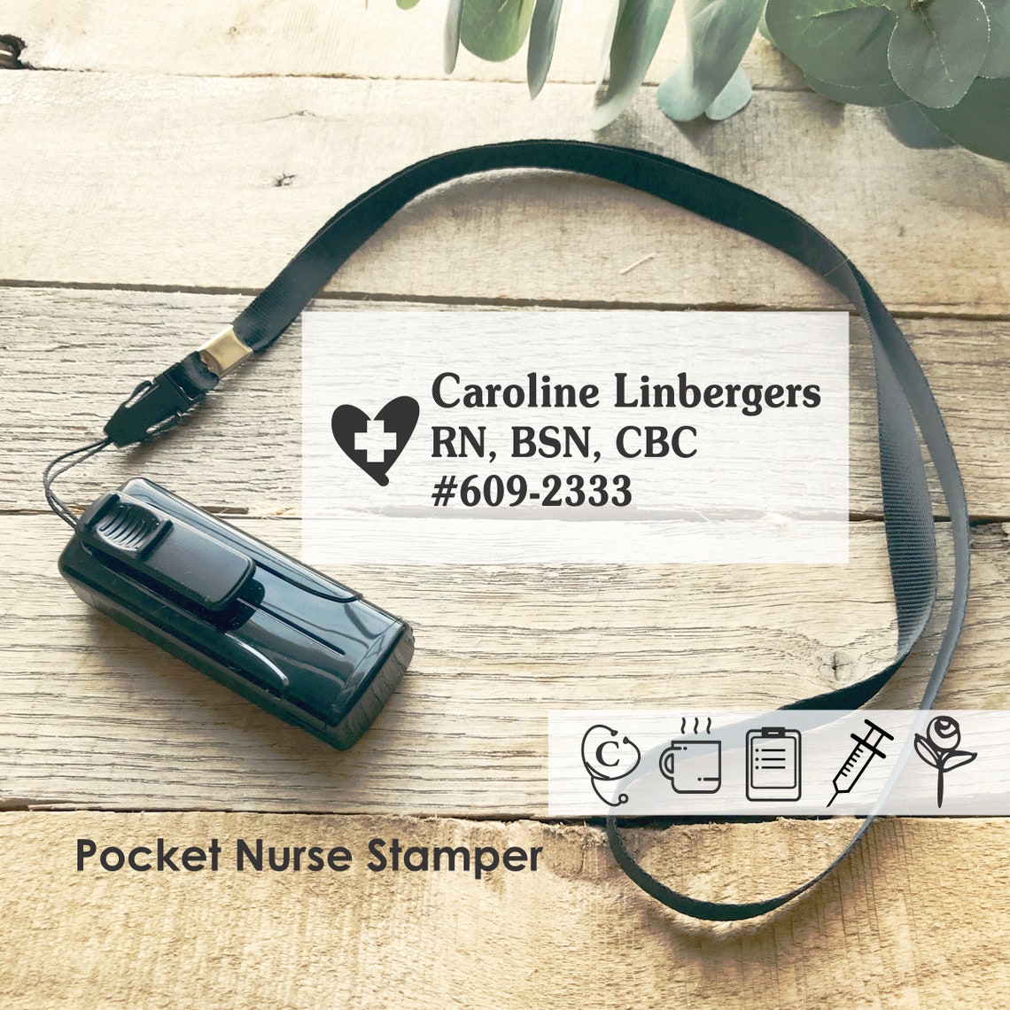Nurse Stamp Doctor Stamp Pocket Stamper Self-inking Gift - Etsy