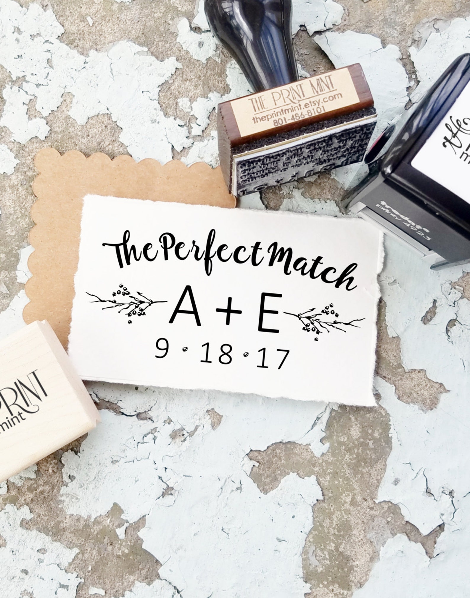 Wedding Matchbox Stamp the Perfect Match Wedding Favor | Etsy