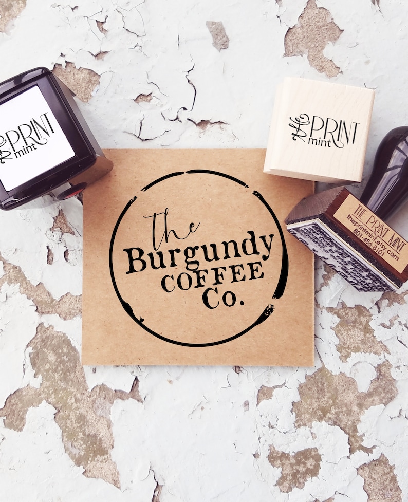 Coffee Sleeve Stamp Custom Coffee Stamp Coffee Cup Stamp in - Etsy