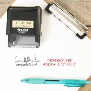 Signature Stamp, Name Self-inking, Custom Name Stamp, Doctor Stamp ...