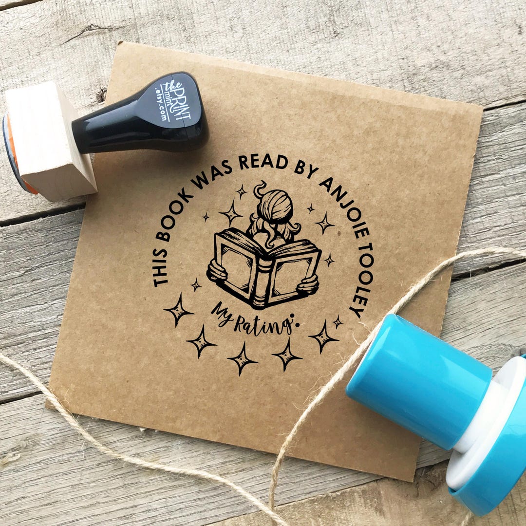5 Star Rating Stamp in Wood or Self-inking- Color in the Stars ...