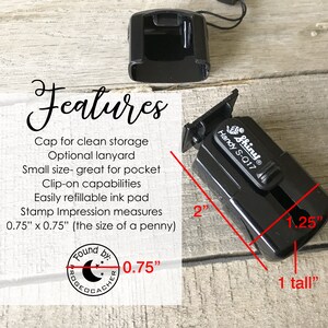 Geocaching Stamp, Custom Geocache Stamp, Self-inking Pocket Stamp for ...