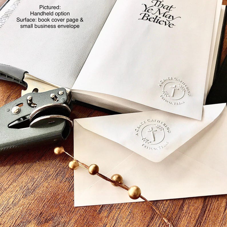 Church Embosser, Christian Custom Church Stamp Embossing Seal Press ...