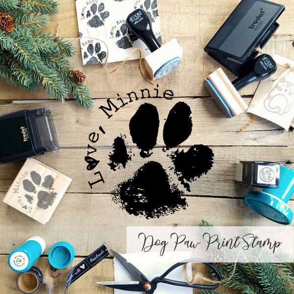 Paw Print Stamps - Etsy