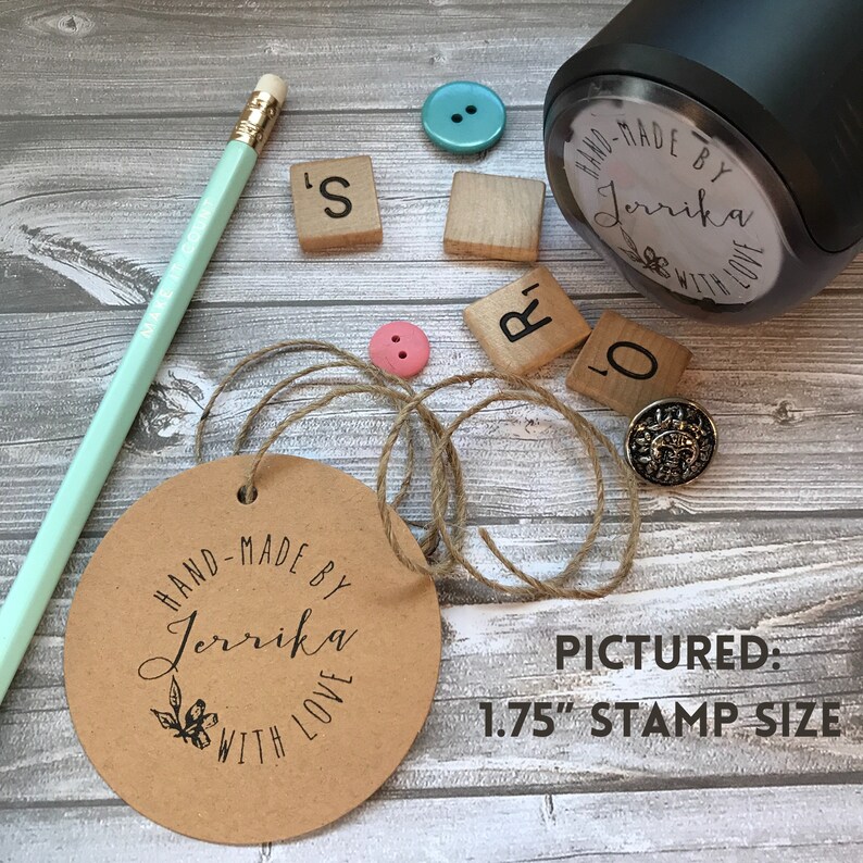 Made by Stamp Handmade by Rubber Stamp Custom Made by Stamp - Etsy
