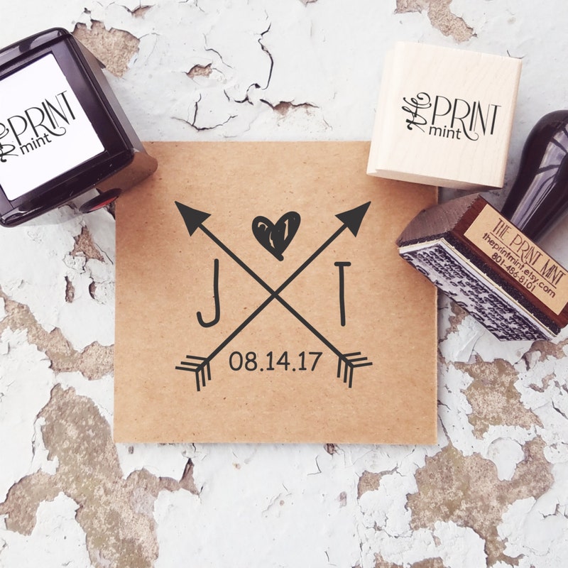 Arrow Rubber Stamp - Etsy