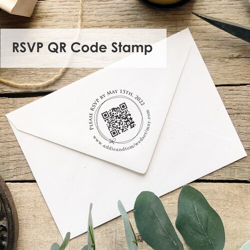Paper & Party Supplies Business & Calling Cards your website stamp QR ...