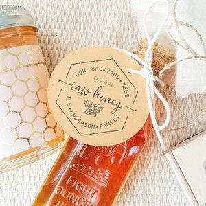 Raw Honey Labels Stamp Honey Labels for Jars Rubber Stamp Local Honey ...