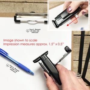 Personalized Name Stamp, Medical Pocket Stamper, Self-inking Gift for ...