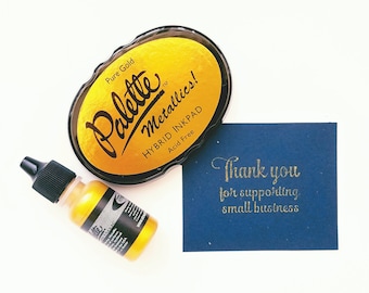 Gold Metallic Ink | Etsy