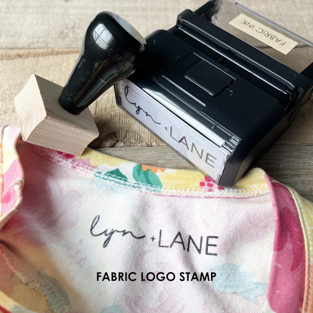 Fabric Logo Stamp for Clothing, Clothing Labels Stamp, Fabric Stamp of ...