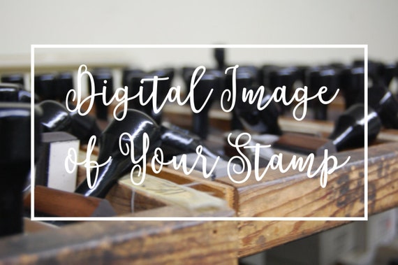 A Digital Image of Your Stamp | Etsy
