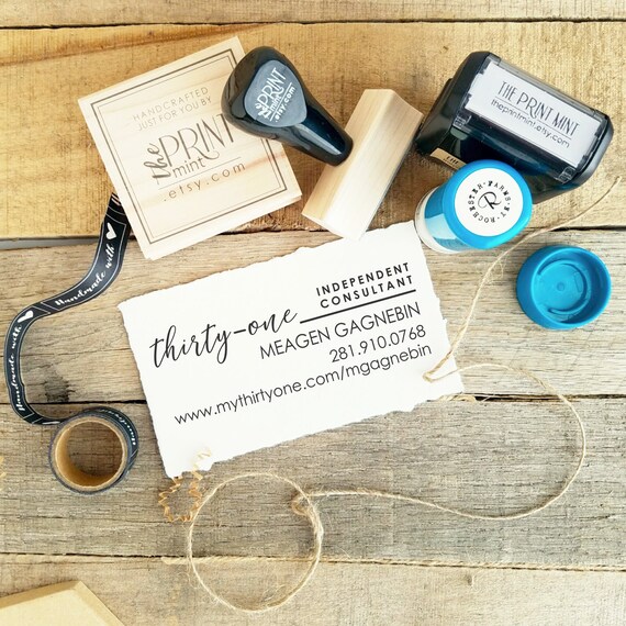 Custom Independent Consultant Self-inking or Rubber Stamp | Etsy