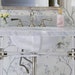 Custom Lucite Sink Base, Vanity Legs, Brass Sink Pedestal, Powder Room ...