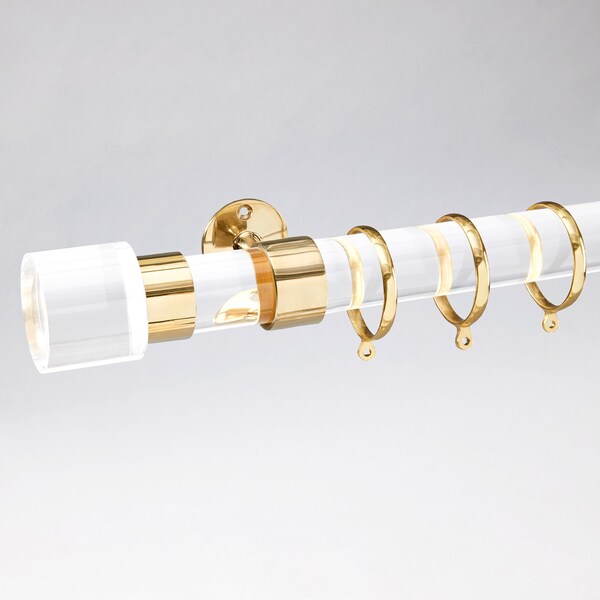 Brass Curtain Rod - Etsy