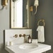 Custom Lucite Sink Base, Vanity Legs, Brass Sink Pedestal , Powder Room ...