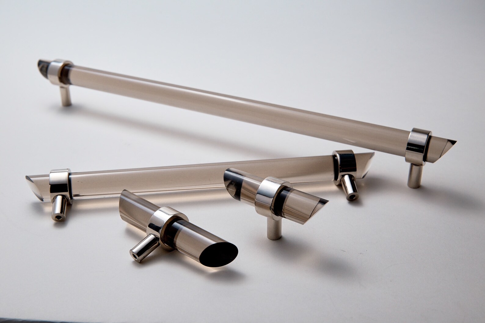 Smoke Lucite Drawer Toggles Handle Cabinet Pull Tapered - Etsy