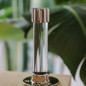 Lucite Lucite Polished Nickel Projection Hook by Luxholdups, Wall ...